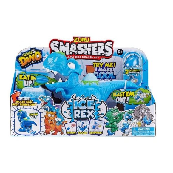 Zuru | Toys | Zuru Ice Rex Smashers Dino Series 3 Trex Dinosaur | Poshmark